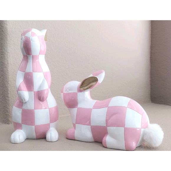 Unbranded | Holiday | Pink And White Checkered Mackenzie Style Easter ...